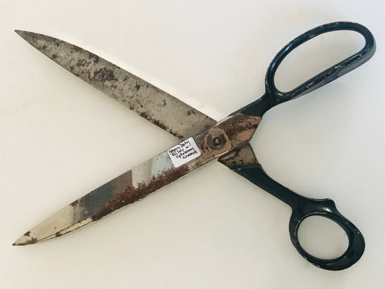 Vintage Extra Large Scissors Shears Gigantic Scissors - Etsy