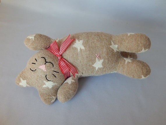 Nap Time Kitty Plush Toy Cat Plushie Cat Stuffed Animal | Etsy