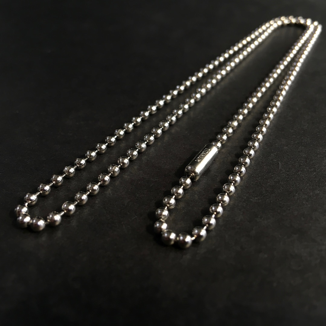 18" Titanium Chain . Hypoallergenic 2.3 Mm Pure Titanium Bead Chain ...