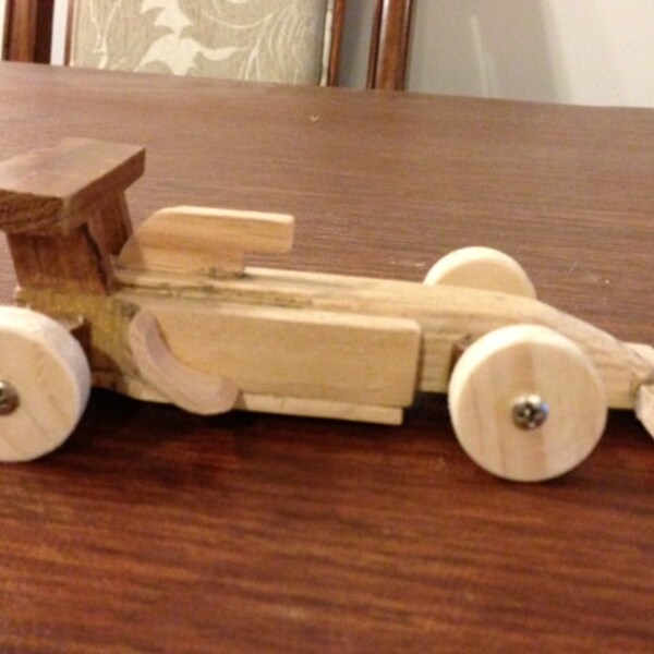 Wood Toy Race Car - Etsy