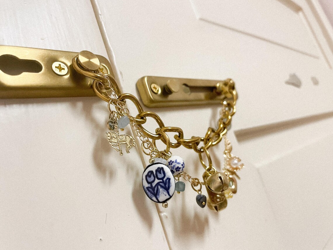 No Bad Vibes Protection Door Lock With Custom Charms - Etsy