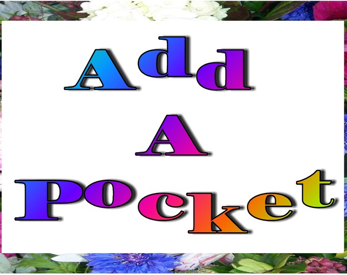 Add an Extra Pocket to Your Apron Order - Etsy