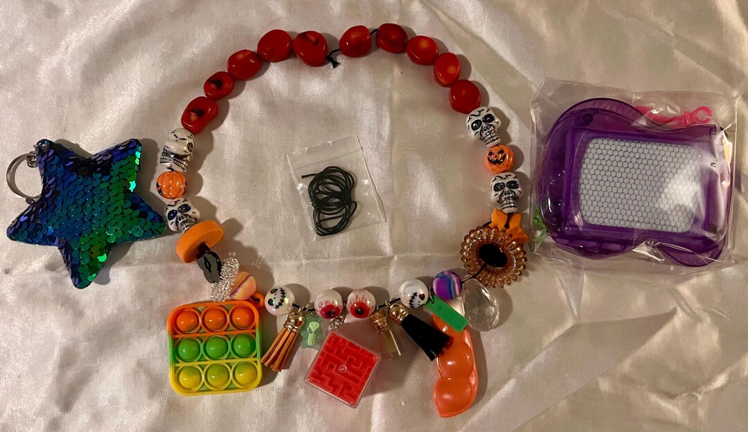 Sensory FIDGET NECKLACES for KIDS - Etsy