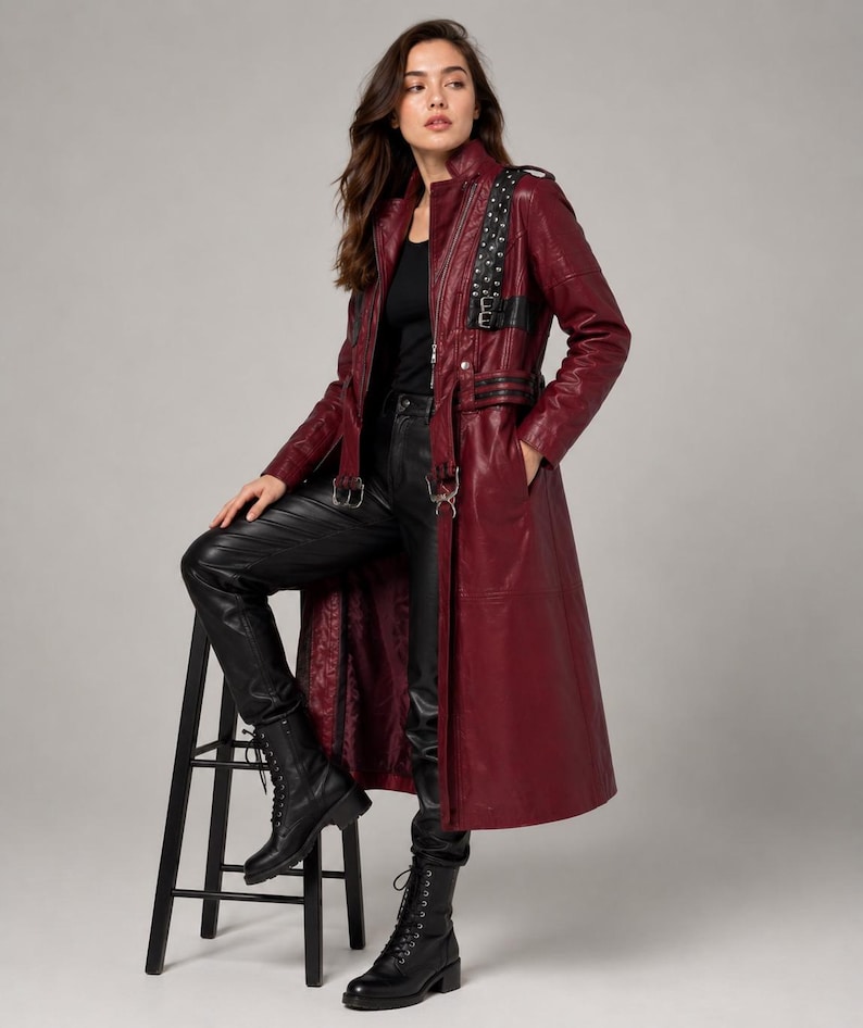 DMC 3 Dante Leather Trench Coat | Handmade Devil May Cry Cosplay ...