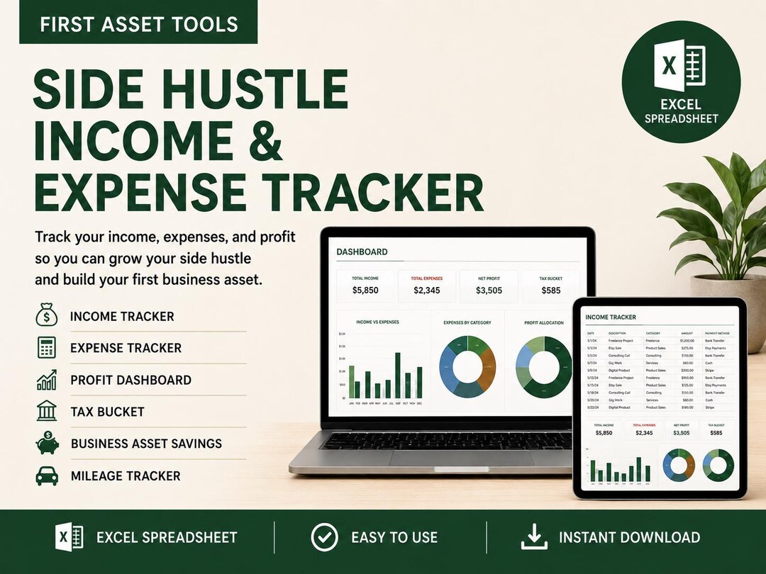 Small Business Finance Template - Etsy