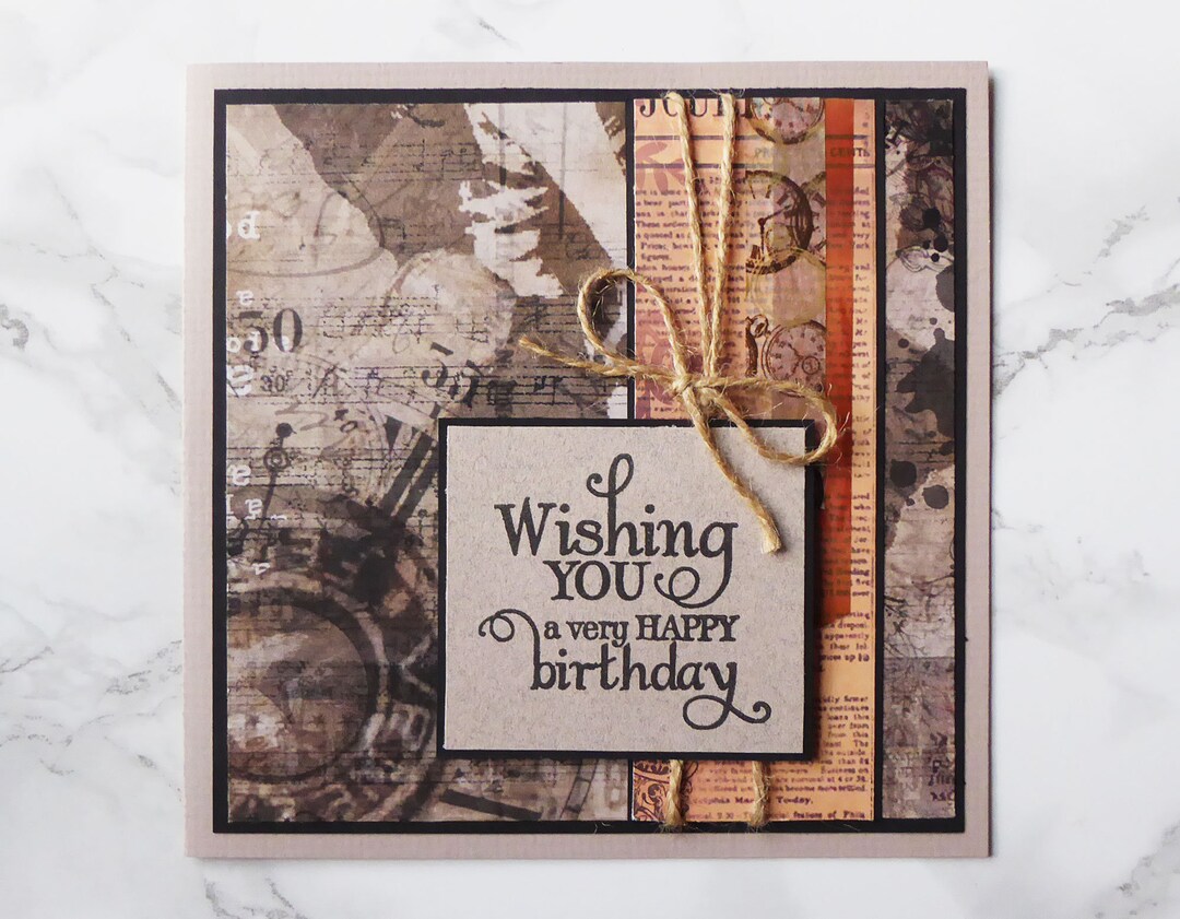 Earth Tones Birthday Card, Happy Birthday Greeting, Birthday Wishes for ...