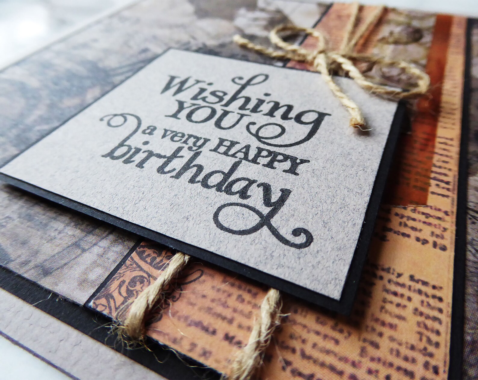 Earth Tones Birthday Card Happy Birthday Greeting Birthday | Etsy