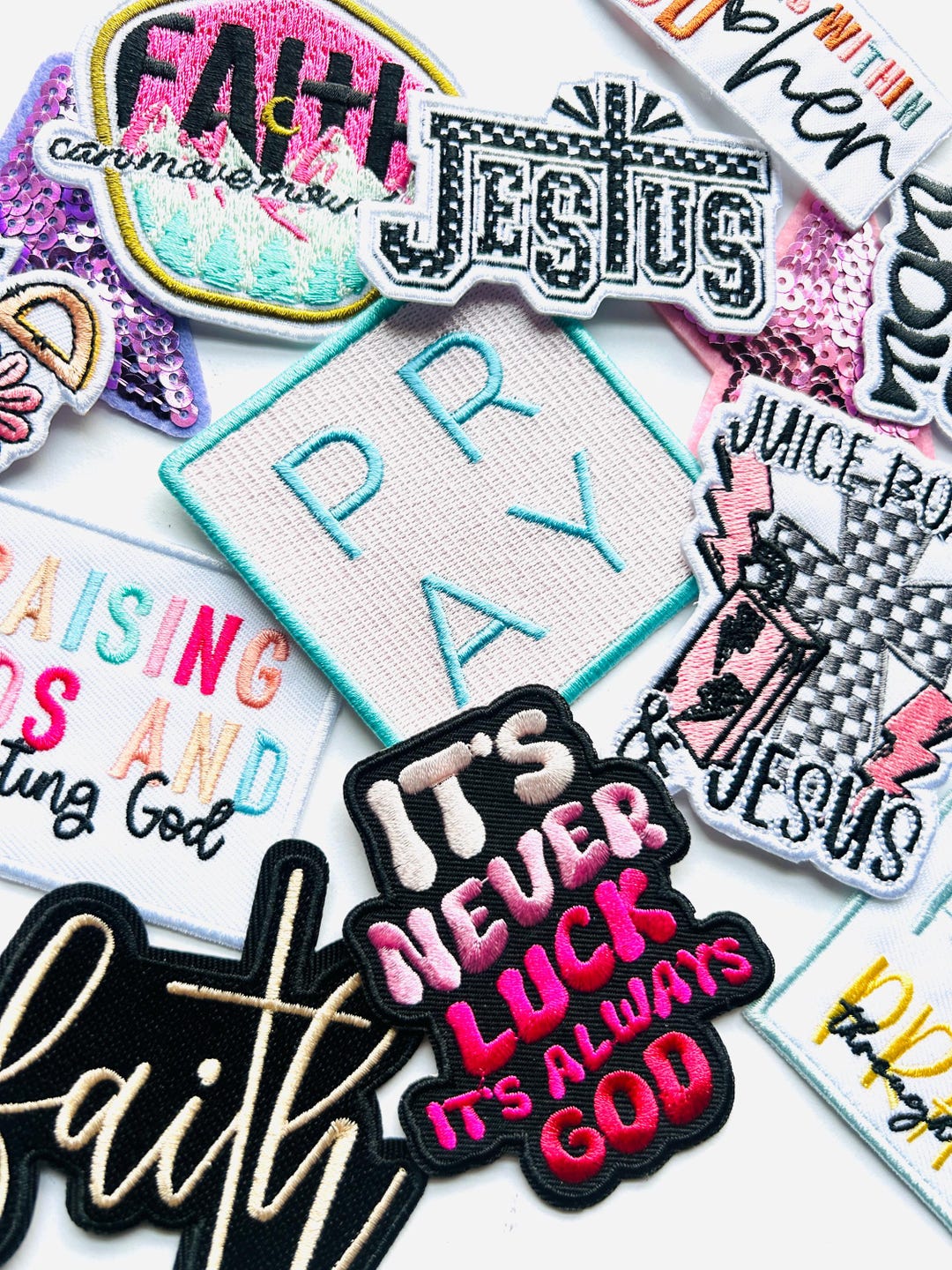 Christian Patches, God is Good Iron on Patch, Jesus Patches, Spiritual ...