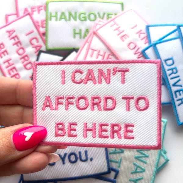 Funny Iron on Patch - Etsy