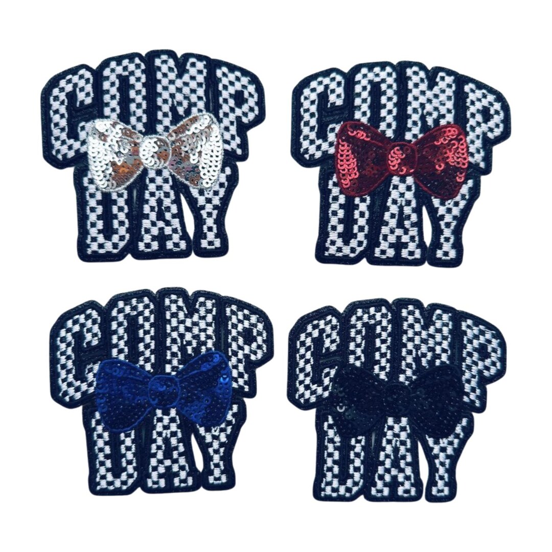 Comp Day Iron on Patch, Cheer Patches - Etsy