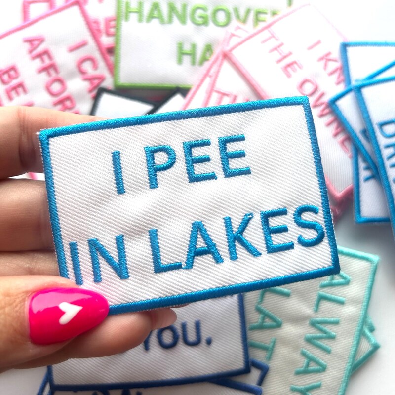 Funny Iron on Patch - Etsy