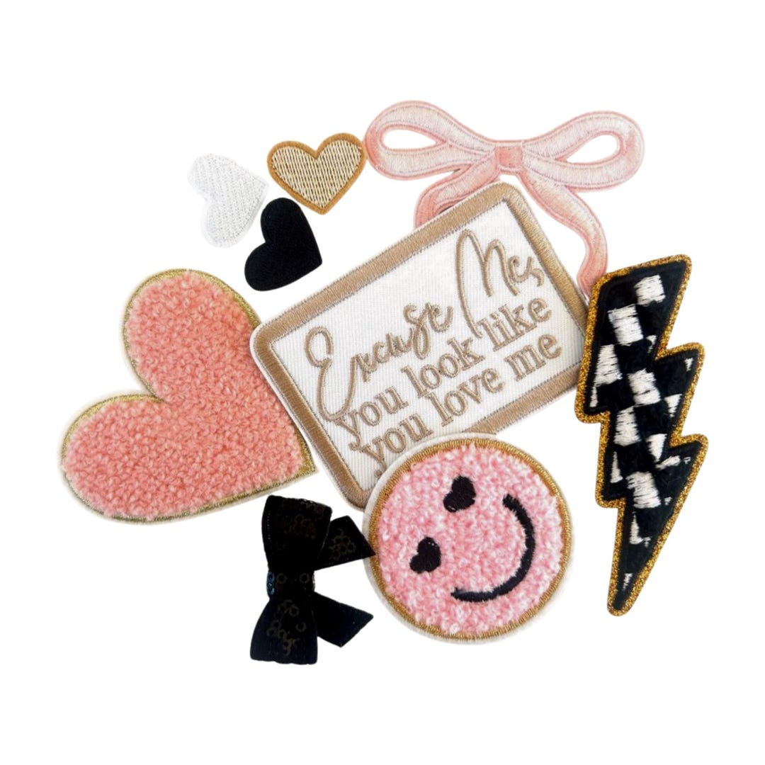 Iron on Bulk Patches - Embroidered Patches - Excuse Me You Look Like ...