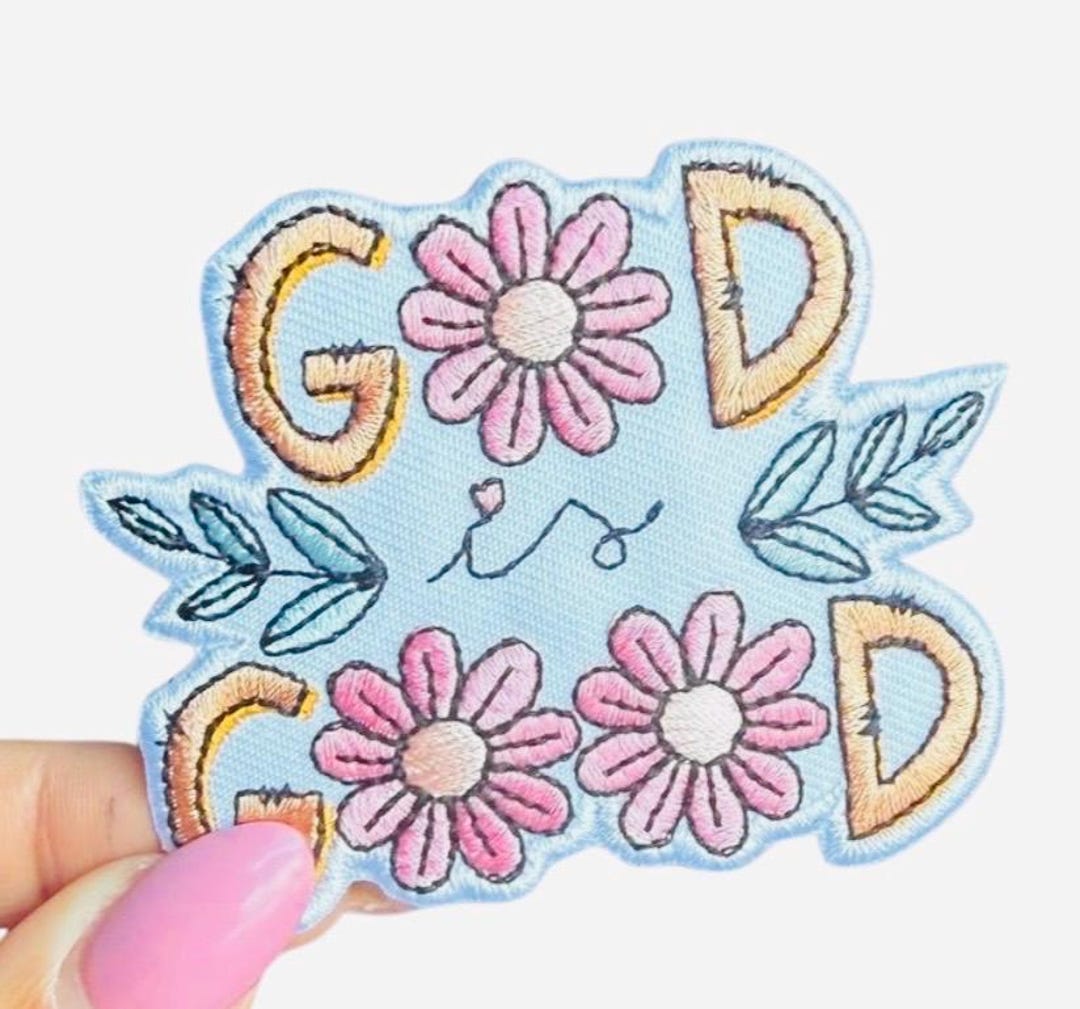 Christian Patches, Pray Iron on Patches, God is Good Patch - Etsy