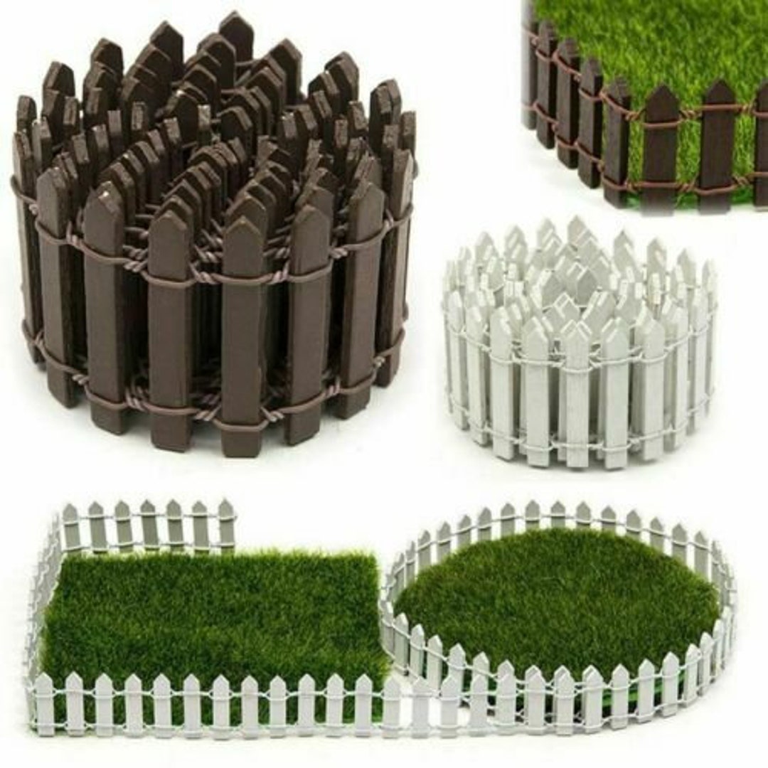 1005cm DIY Mini Small Fence Barrier Wooden Craft Miniature - Etsy