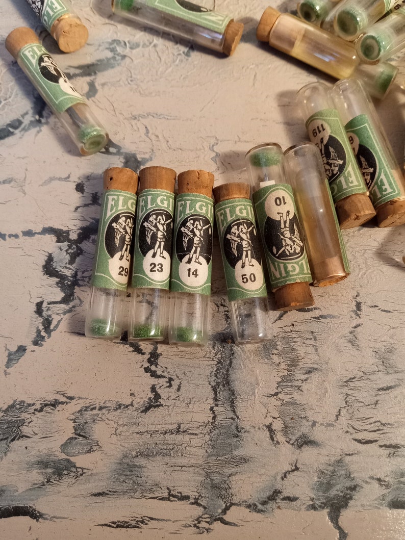 Antique Vials Miniature Vials Glass Vials Vials With Corks - Etsy