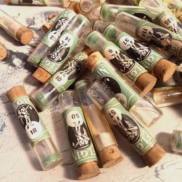 Vintage Glass Vials - Etsy