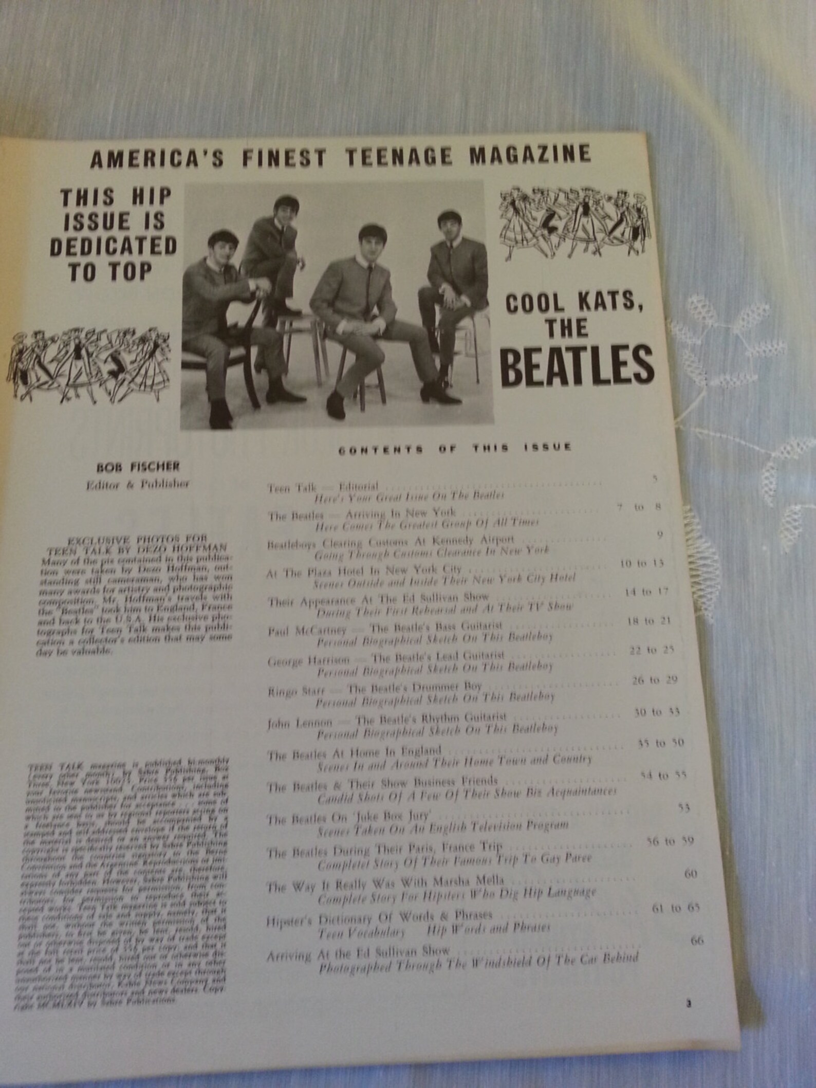 The Beatles-teen Talk Magazine May 1964 - Etsy