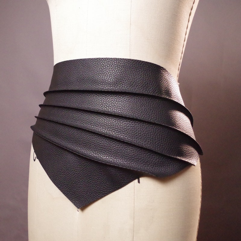 Black Obi Belt - Etsy