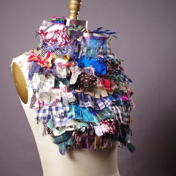 Upcycled Scarf - Etsy