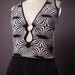 Optical Illusion Upcycled Dress: Retro Festival Style - Etsy