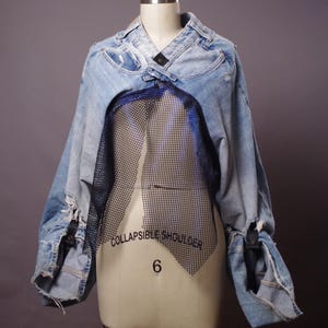 Up-cycled Jean Jacket, Unique Denim Jacket, Jean Denim Jacket, Street ...