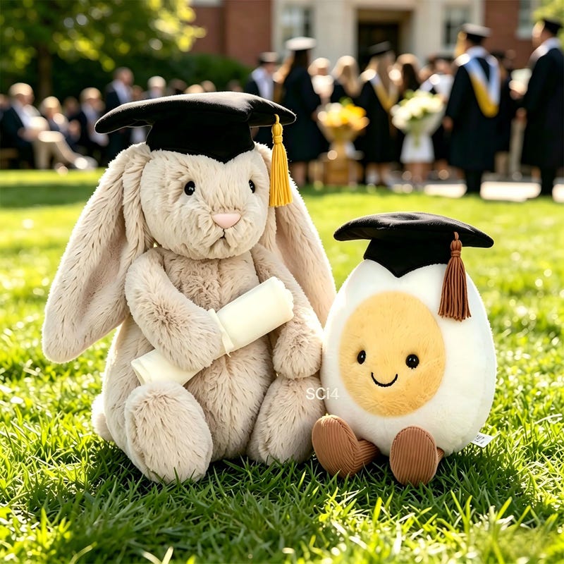 Graduation Jellycat Bunny - Etsy