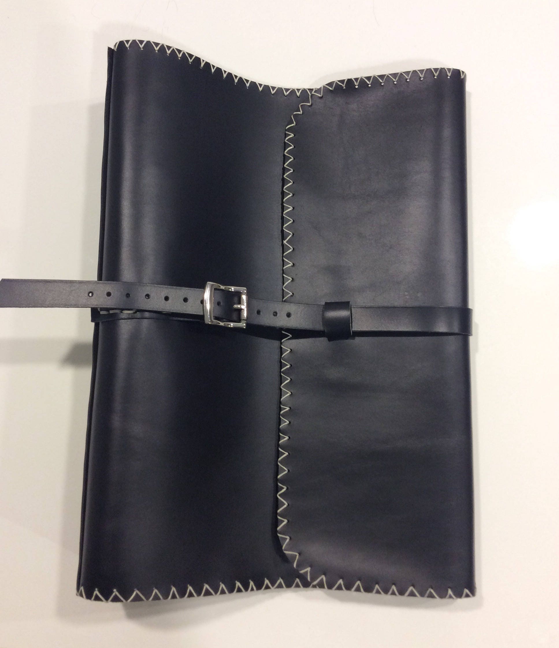 3-Ring Binder Cover Full Grain Leather Portfolio Binder | Etsy