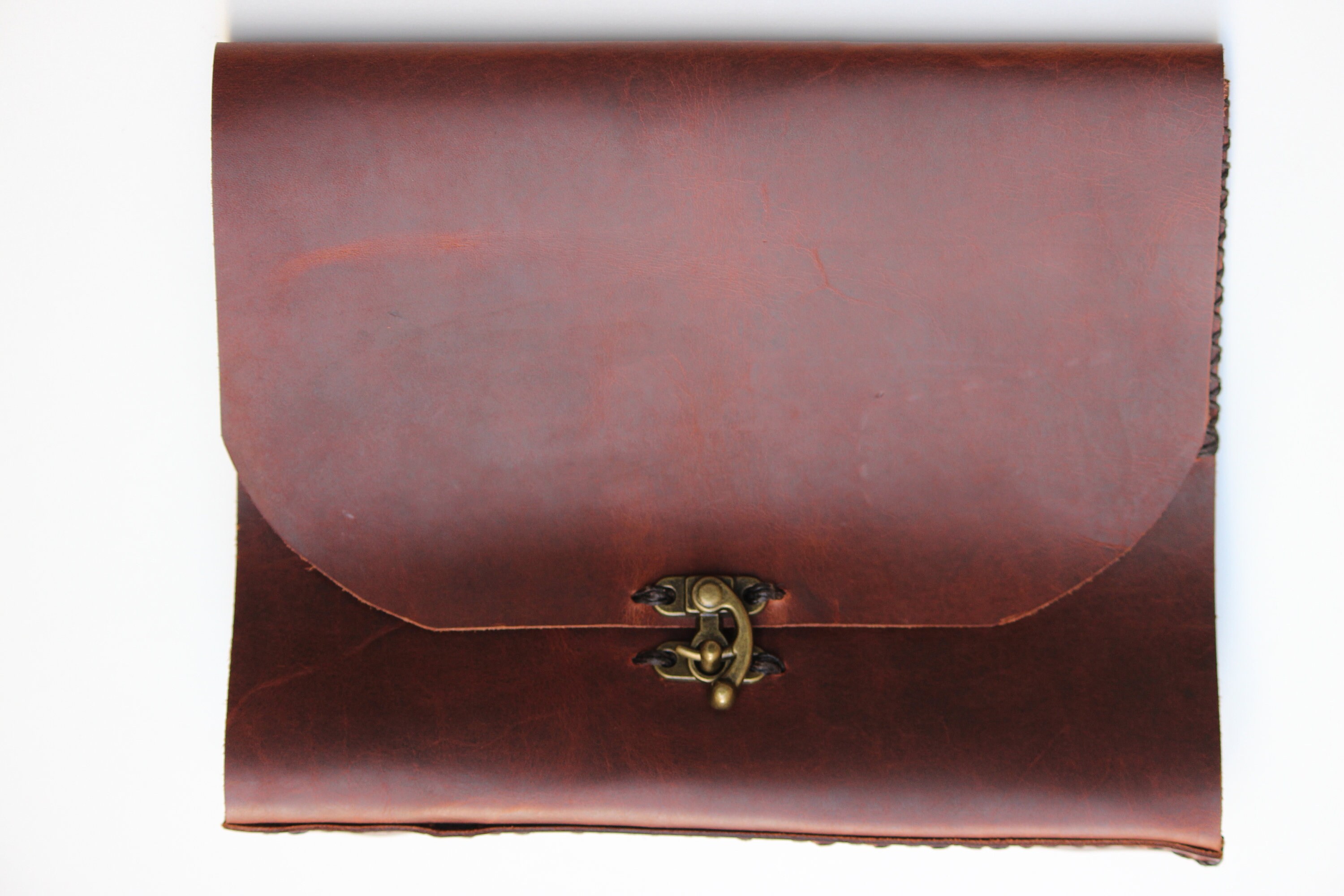 3 ring Binder Cover Full Grain Leather Portfolio Binder Personalized