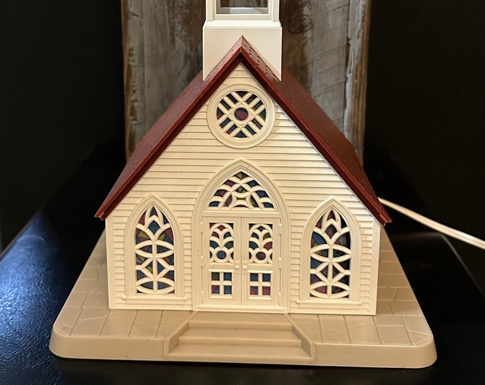 Regency Alpine Lighted Vintage Church - Etsy