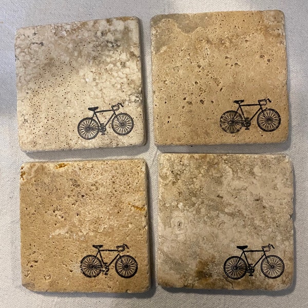 Bicycle Coasters - Etsy