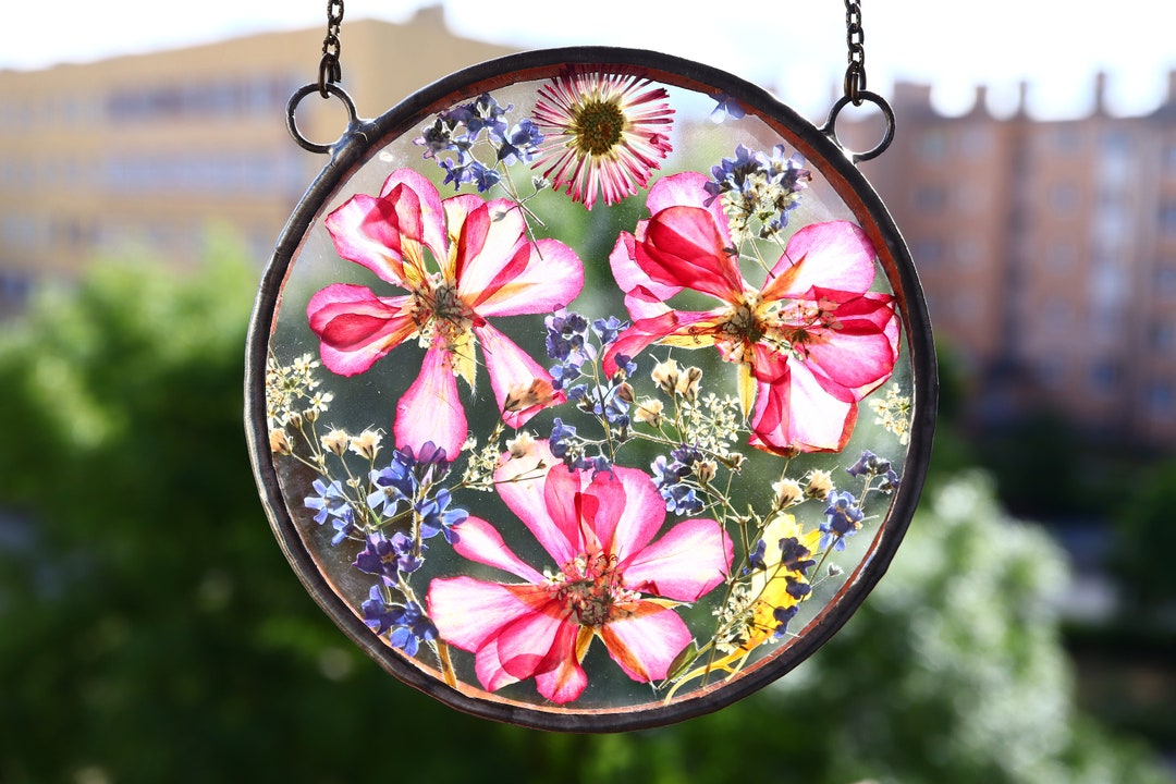 Mom Day, Geranium Birth Flowers, Gift, for Women Birthday, Pressed ...