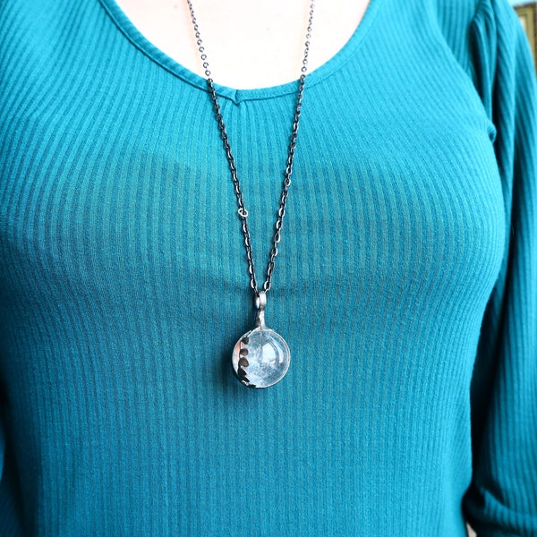 Crystal Ball Pendant - Etsy