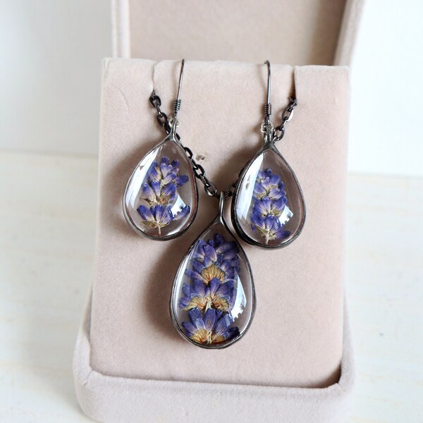 Lavender Necklace - Etsy