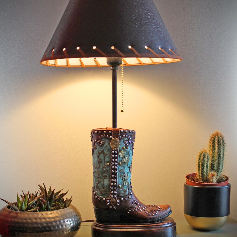 Western Lamp - Etsy