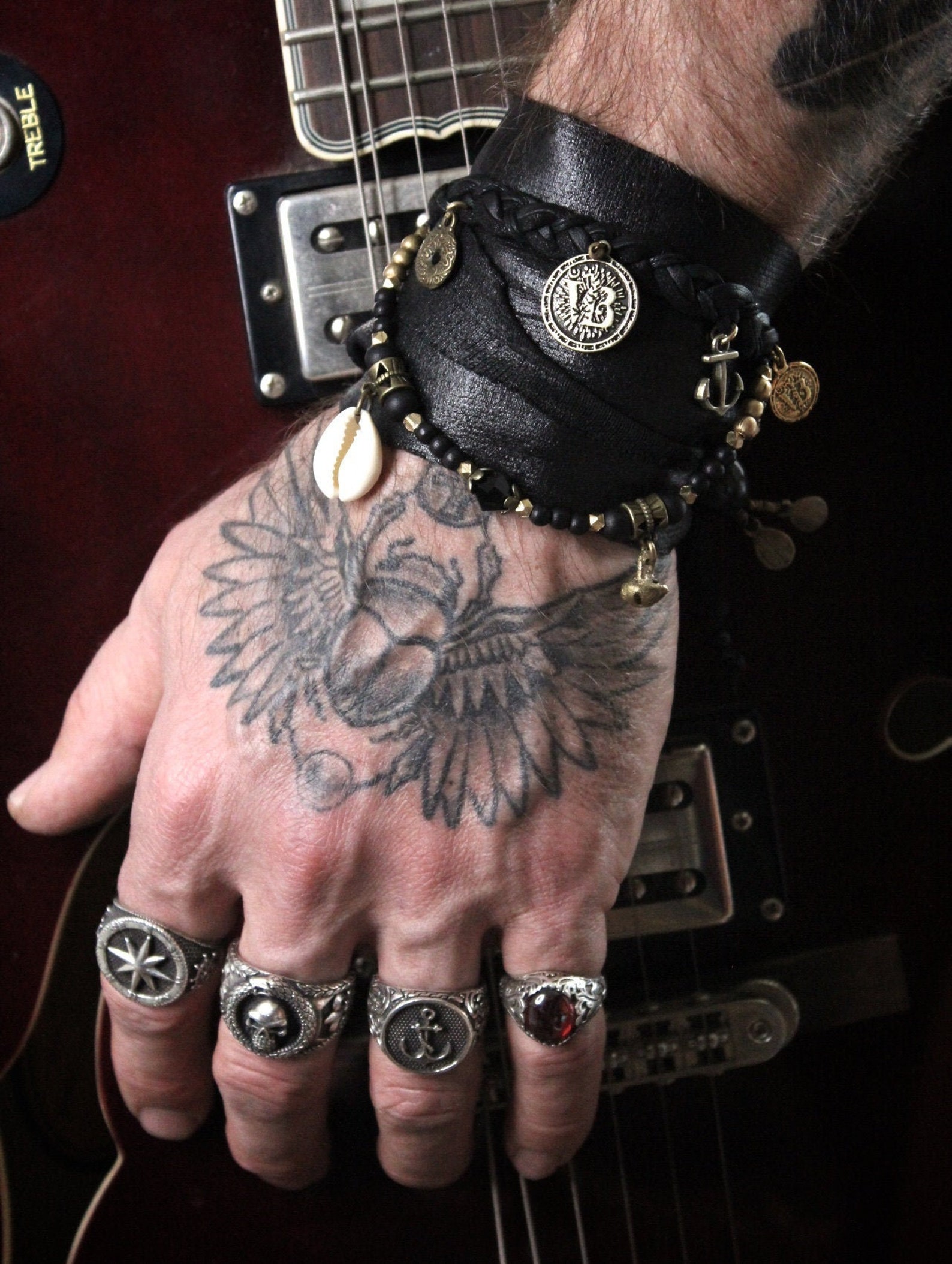 The Pirate's Treasure Charm Cuff - Etsy