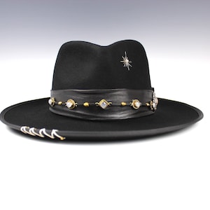 The Diablo Fedora Hat Rock and Roll Style Hat Unisex for Men and Women ...