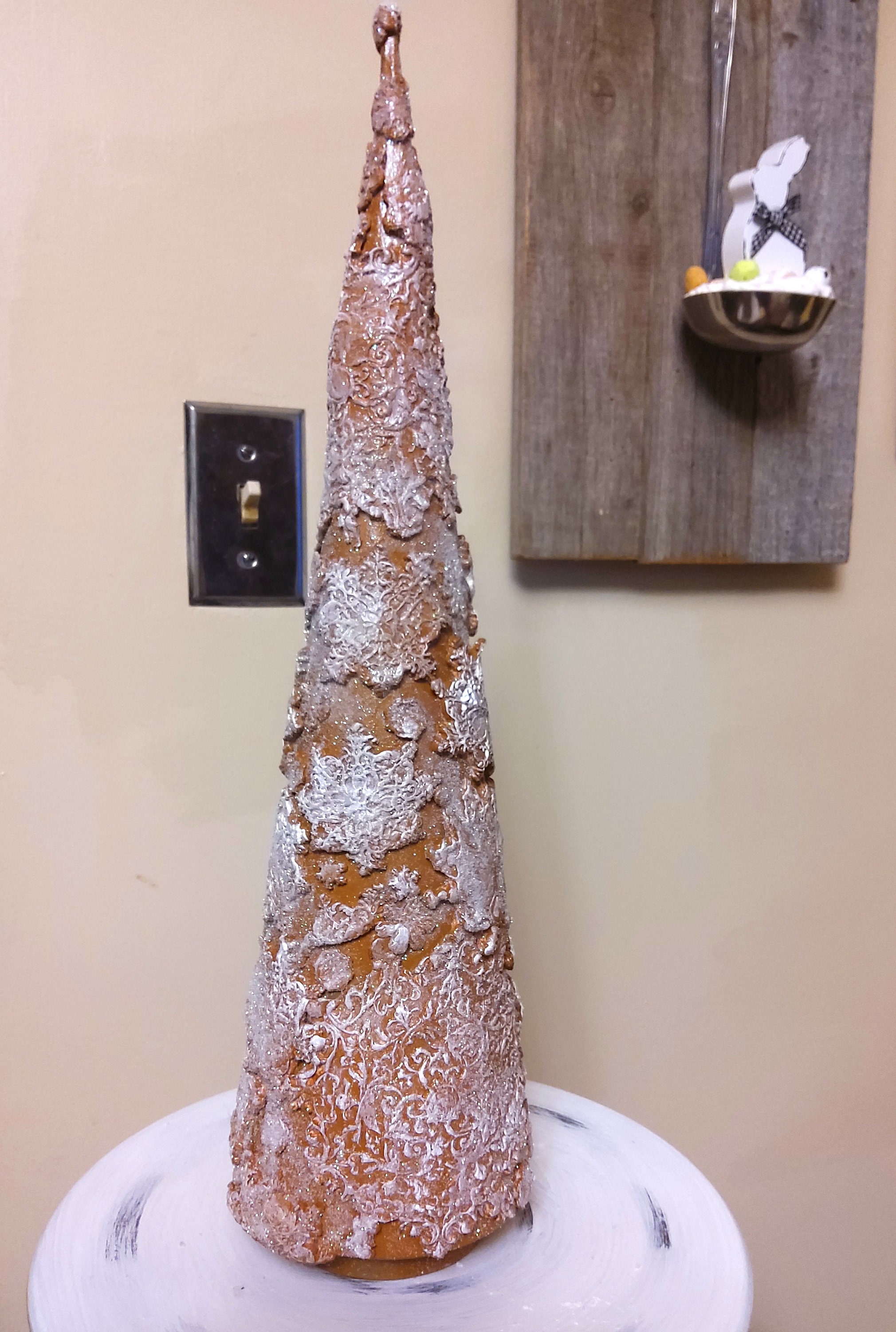 Gingerbread Snowflake Tree, Decor, Christmas, Holidays - Etsy