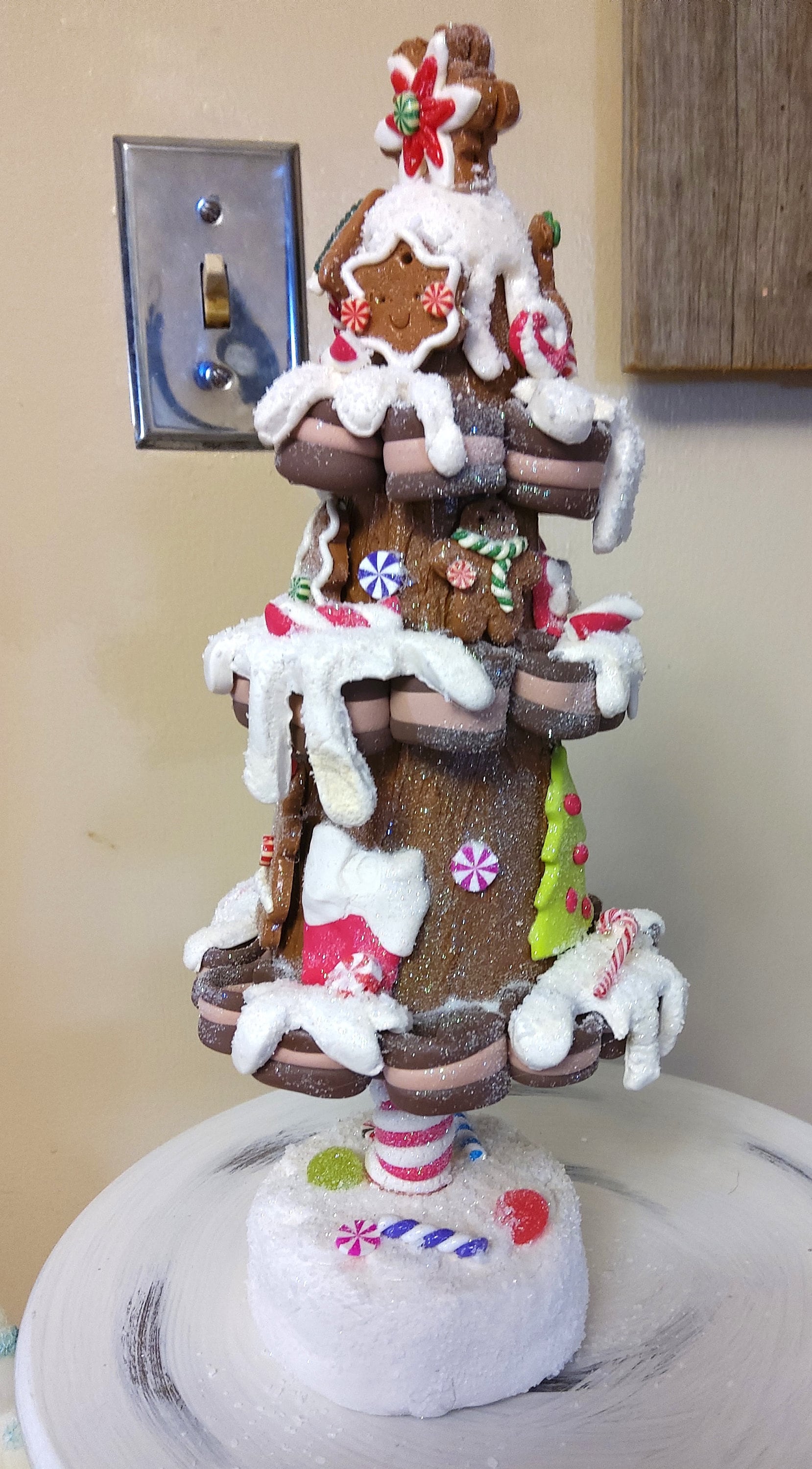 Gingerbread Christmas Tree Loaded, Decor, Holiday - Etsy