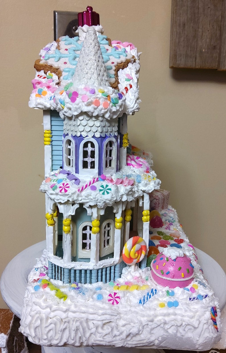 Candyland Gingerbread House Decor Christmas - Etsy