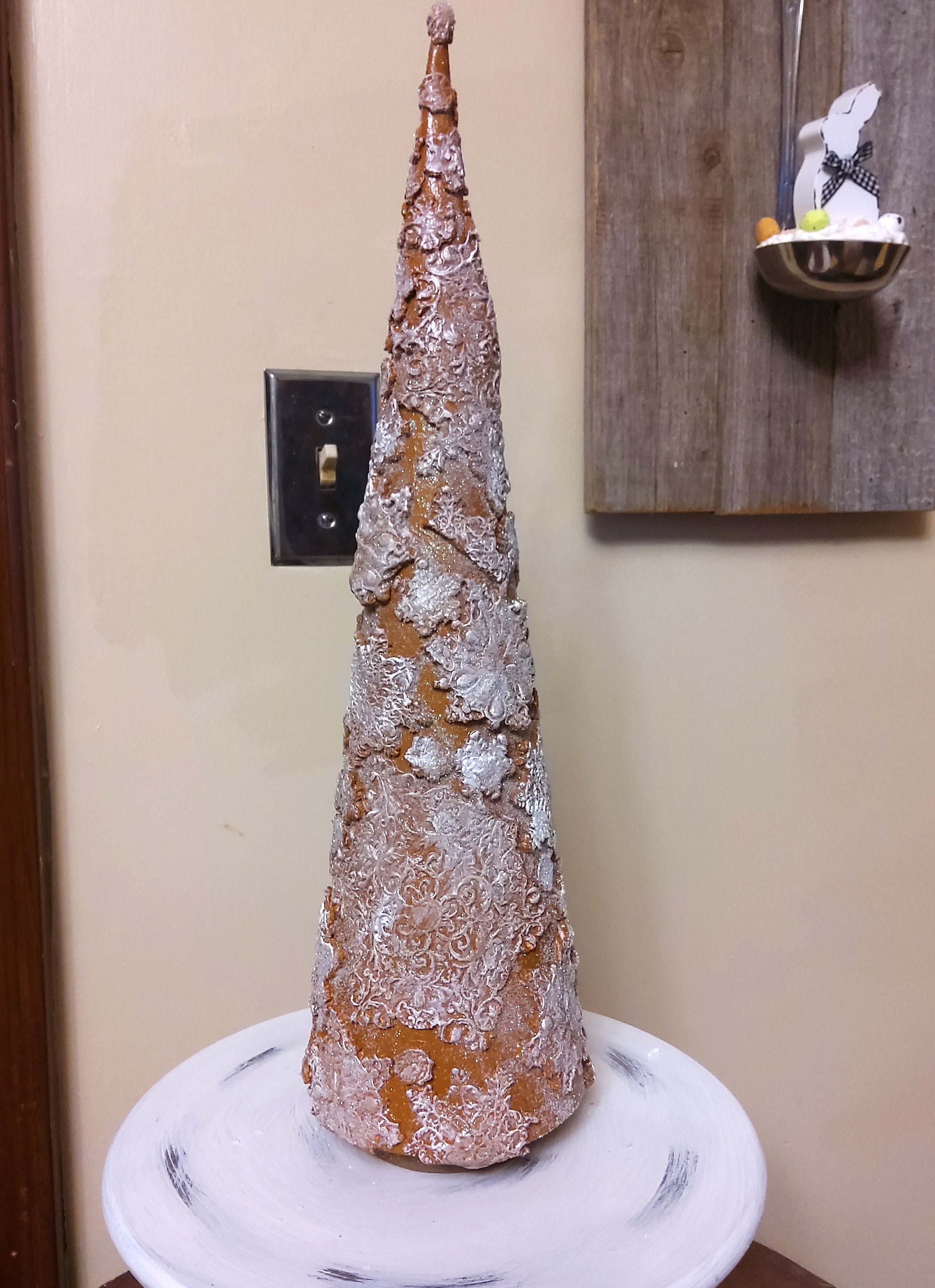 Gingerbread Snowflake Tree, Decor, Christmas, Holidays - Etsy