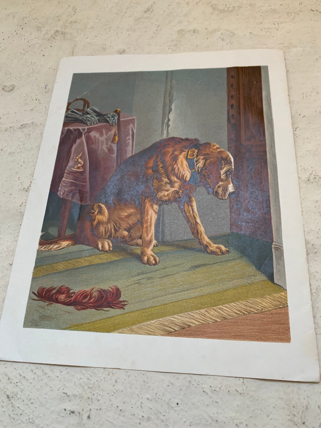 Vintage Bad Dog Print - Etsy