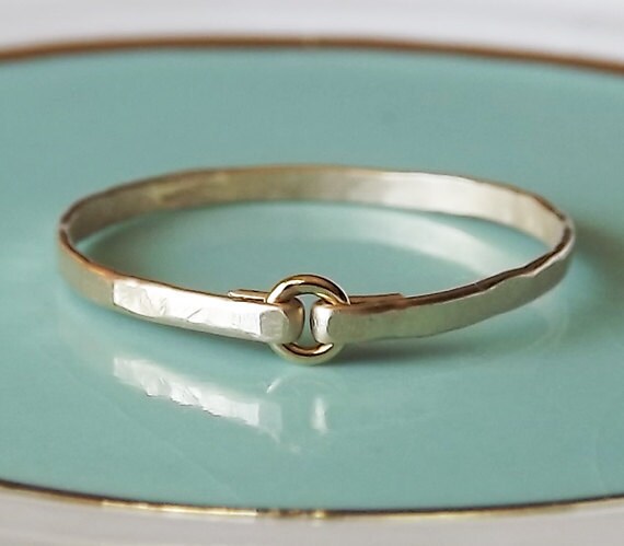 Tiny Circle Hammered Gold Filled Ring Gold Ring Stacking - Etsy