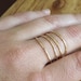 Gold Coil Ring Hammered Gold Filled Spring Ring Gold Ring Wrap Ring ...