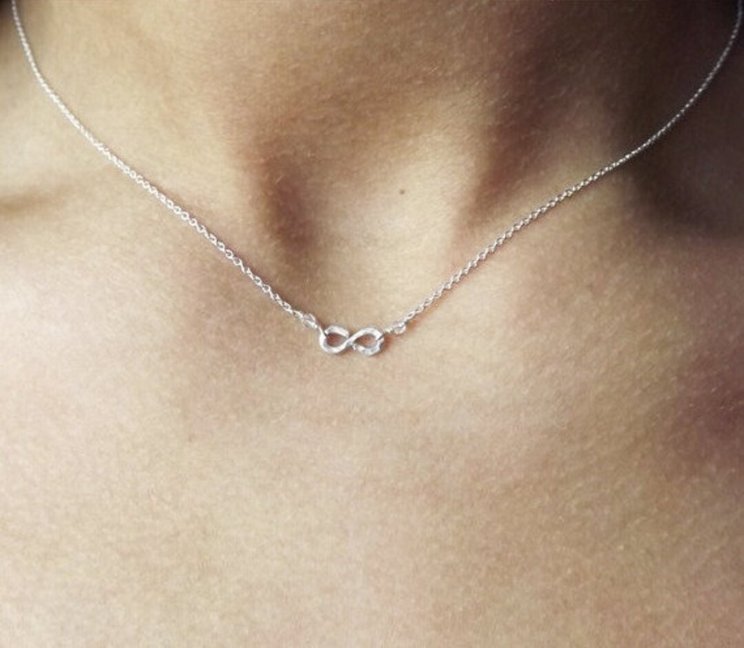 Gold Infinity Necklace Infinity Necklace Everyday Necklace Bridesmaid ...