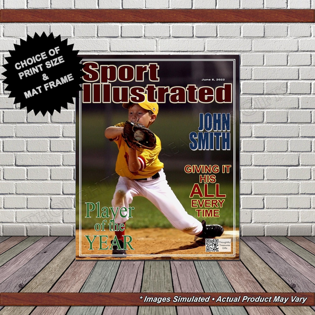 Sport Illustrated Personalized Magazine Cover Print - Etsy