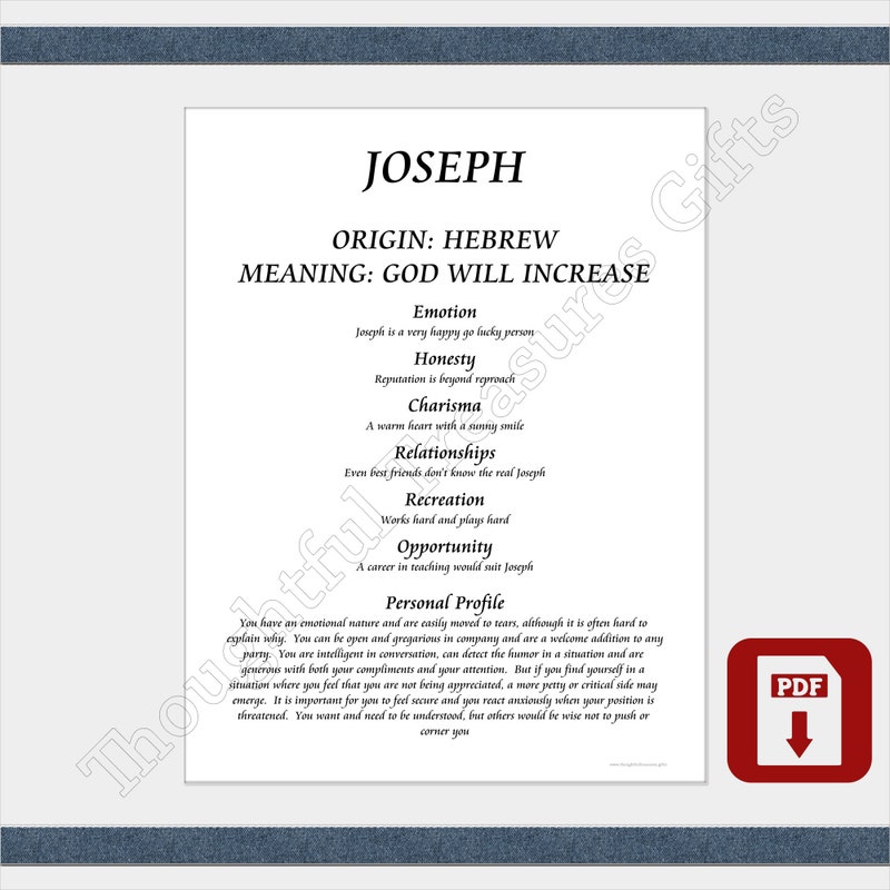 First Name Meaning - Etsy