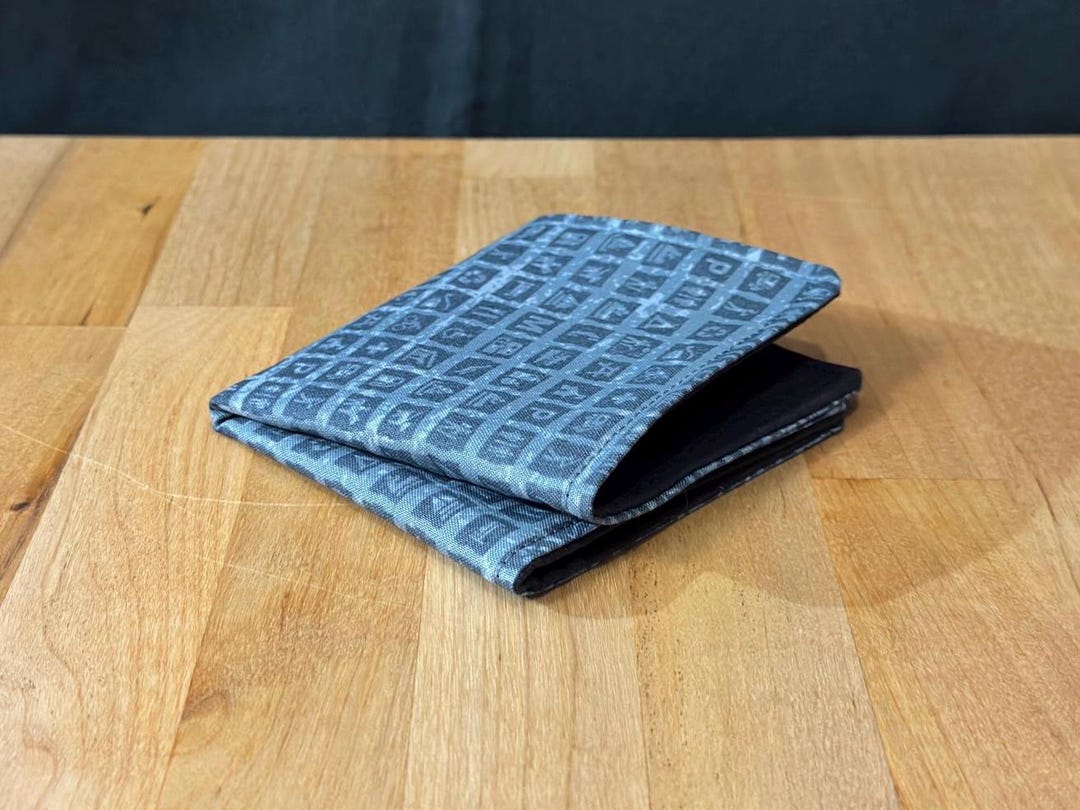 Blue EDC Hank With Microfiber Back, Map Symbol Pattern, Hiking Hank ...