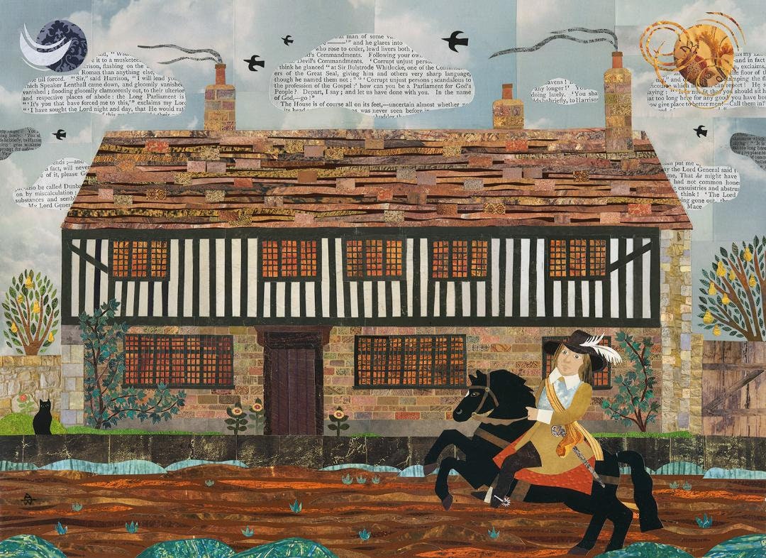 OLIVER CROMWELL Art Print, Parliament, English Civil War, Collage ...