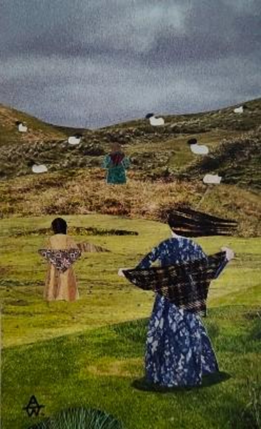 ORIGINAL BRONTE SISTERS Art, Bronte Country, Amanda White Design Cut ...