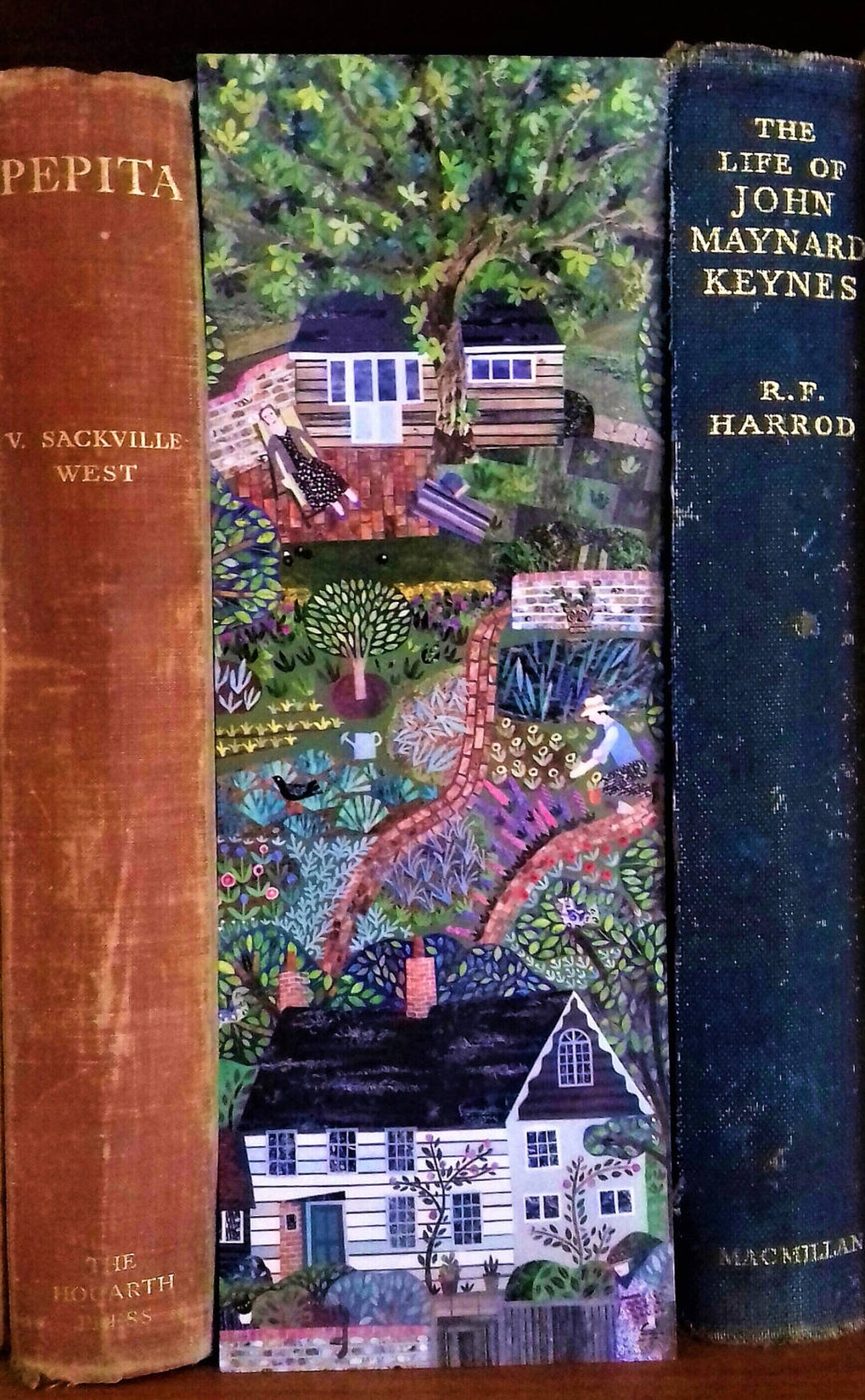 VIRGINIA WOOLF Bookmark, Bloomsbury Group, Monks House Garden, Sussex ...